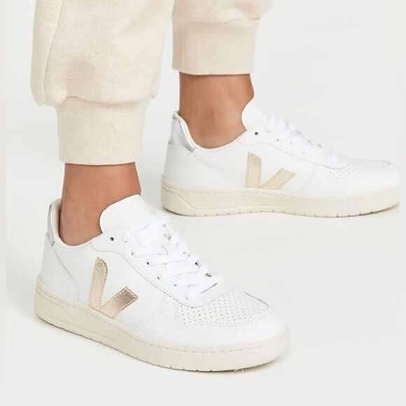 Veja | Shoes | Veja V Extra White Platine Silver Womens Sneakers | Poshmark